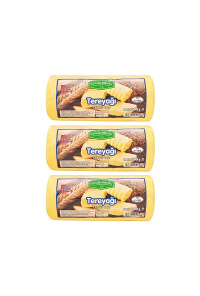 Kahvaltı Dünyası Silindir Tereyağı 1000 G 3'lü Kahvaltı Dünyası Silindir Tereyağı 1000 G 3'lü
