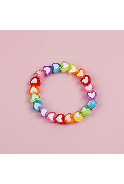 Sanmusen Bileklik Iki Renkli Kalp Bileklik (Yurt Dışından)