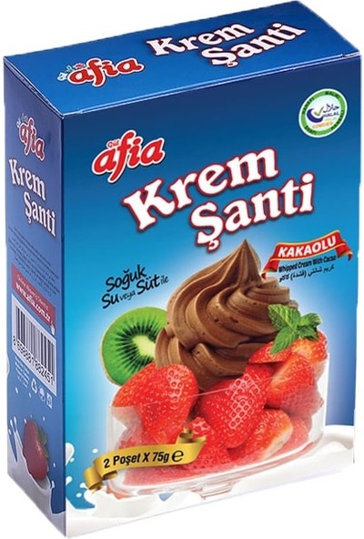 Afia Kakaolu Krem Şanti 150GR 2*75GR*2AD Afia Kakaolu Krem Şanti 150GR 2*75GR*2AD