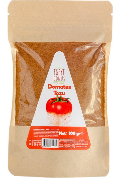 Glutensiz Domates Tozu - 100 Gr. (Yüksek Aroma - Renk Verici - Katkı Koruyucu Içermez)