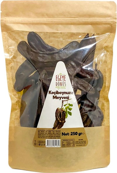 Keçiboynuzu Meyvesi Harnup Kurusu - 250 Gr. (Yeni Mahsül - 1. Sınıf - Tane Keçi Boynuzu Bal)