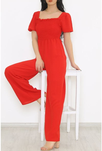 Bns Butik Gipeli Tulum Kırmızı - 1127.134. Bns Butik Gipeli Tulum Kırmızı - 1127.134.