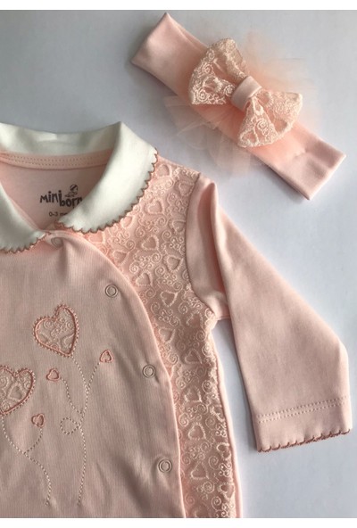 Maxelina Kız Bebek Tulum Takım