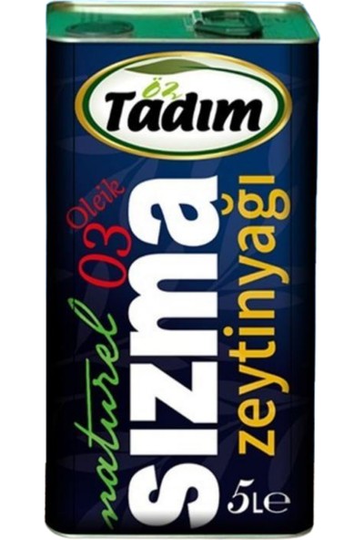 Öz Tdım Sızma Zeytinyaği 5 Lt 1 Teneke Öz Tdım Sızma Zeytinyaği 5 Lt 1 Teneke