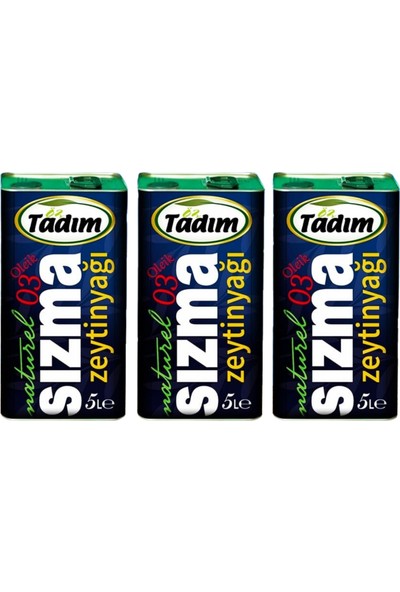Öz Tadım Sızmazeytinyağı 15 Lt x 3 Teneke Öz Tadım Sızmazeytinyağı 15 Lt x 3 Teneke