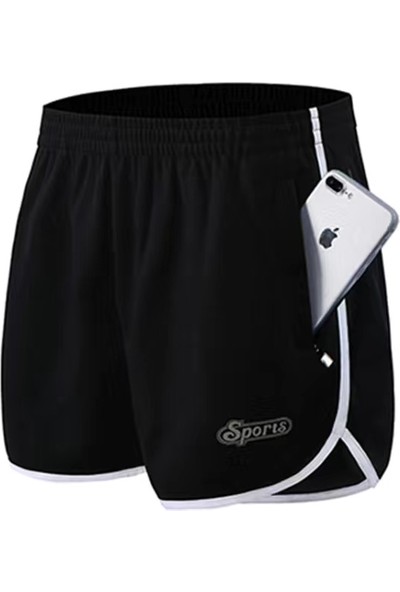 Hausen Xl Siyah Erkek Bol Şort - Siyah (Yurt Dışından)