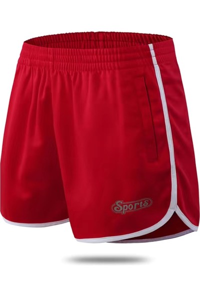 Hausen 6xl Kırmızı Erkek Bol Şort - Kırmızı (Yurt Dışından)