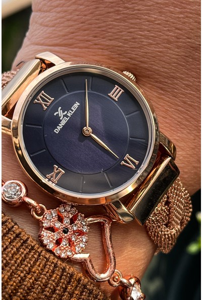 Daniel Klein Özel Tasarım Kadın Kol Saati+Bileklik Hediyeli