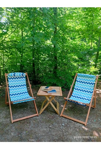 Ayzenbi Katlanabilir Şezlong Takımı