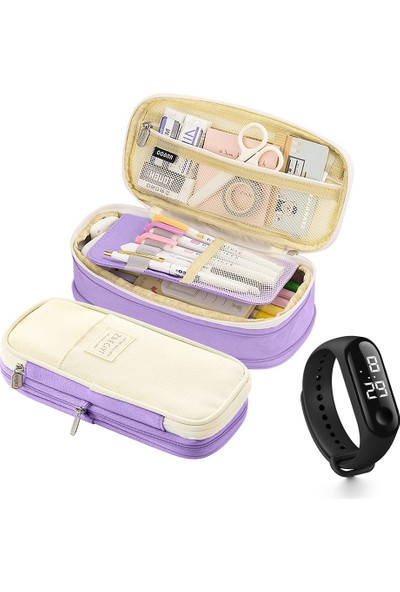 Angoo Büyük Kalem Kutusu Genişletilebilir Kalem Kutusu-Mor (Yurt Dışından) Angoo Büyük Kalem Kutusu Genişletilebilir Kalem Kutusu-Mor (Yurt Dışından)