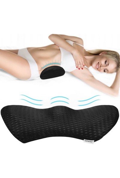 Liveasy MM Araba Koltuğu Ofis Koltuğu Için Bellek Köpüğü Bel Desteği Yastığı - Siyah (Yurt Dışından) Liveasy MM Araba Koltuğu Ofis Koltuğu Için Bellek Köpüğü Bel Desteği Yastığı - Siyah (Yurt Dışından)