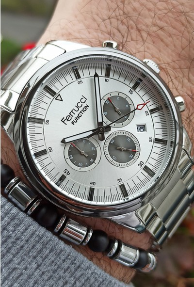 Ferrucci Function Özel Tasarım Erkek Kol Saati+Bileklik