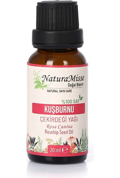 NaturaMisse Kuşburnu Çekirdeği Yağı 20 ml (Soğuk Sıkım) NaturaMisse Kuşburnu Çekirdeği Yağı 20 ml (Soğuk Sıkım)