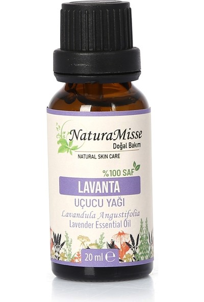 NaturaMisse Lavanta Uçucu Yağı 20 ml NaturaMisse Lavanta Uçucu Yağı 20 ml