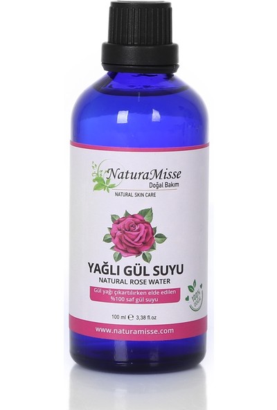 NaturaMisse Tam Yağlı Gül Suyu 100 ml Doğal Tonik & Antiaging-Canlandırıcı Etkili Tonik NaturaMisse Tam Yağlı Gül Suyu 100 ml Doğal Tonik & Antiaging-Canlandırıcı Etkili Tonik
