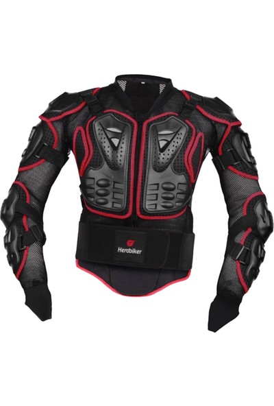 Strade Store 1 Suit Herobiker Tam Vücut Koruyucu Armer Ceket Göğüs Koruması Kırmızı Xl (Yurt Dışından) Strade Store 1 Suit Herobiker Tam Vücut Koruyucu Armer Ceket Göğüs Koruması Kırmızı Xl (Yurt Dışından)