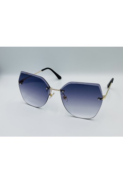 Çelikkol Gözlük Mavi Camlı Kadın Güneş Gözlüğü