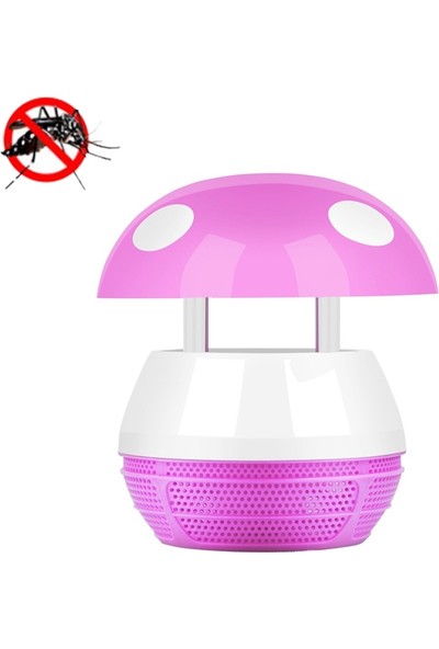 Zhkj Shop Mantar Şeklinde LED Sivrisinek Savar Lamba - Pembe (Yurt Dışından) Zhkj Shop Mantar Şeklinde LED Sivrisinek Savar Lamba - Pembe (Yurt Dışından)