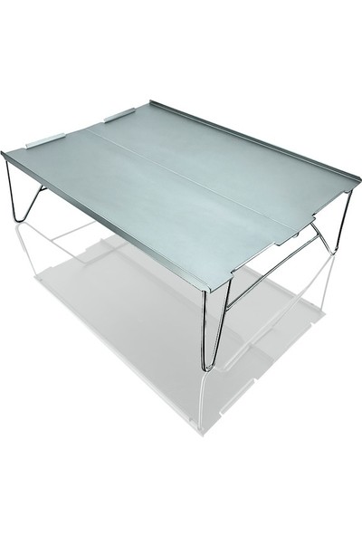 ZHKJ Shop Mini Alüminyum Masa Ultralight Katlanır Piknik Tablosu (Gri) (Yurt Dışından) ZHKJ Shop Mini Alüminyum Masa Ultralight Katlanır Piknik Tablosu (Gri) (Yurt Dışından)
