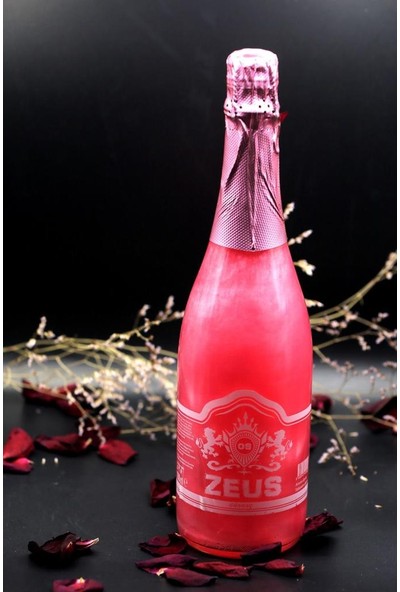 Os Zeus Simli Alkolsuz Şampanya Çilek Aromalı Içecek Os Zeus Simli Alkolsuz Şampanya Çilek Aromalı Içecek