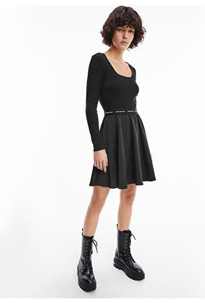 Calvın Kleın Elbıse J20J217682, Siyah