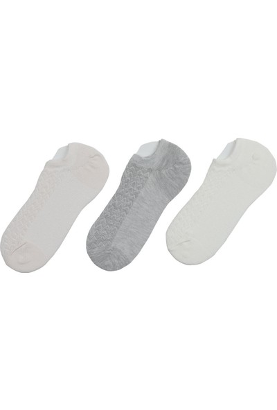 Zıkzak Jakar 3 Lu Sneaker Kadın Çorap