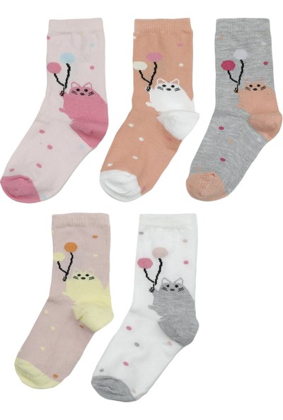 Balloon 5 Lı Skt-G 2fx Kız Çocuk Soket Çorap Balloon 5 Lı Skt-G 2fx Kız Çocuk Soket Çorap