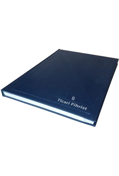 Artlantis Fihrist Ticari Cilt Bezli 8'li 16 x 23 cm Lacivert Artlantis Fihrist Ticari Cilt Bezli 8'li 16 x 23 cm Lacivert