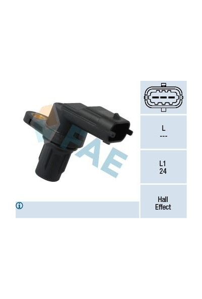 Fae 79350 Eksantrik Devir Sensoru Z12 Z14XEP Corsa C Corsa D 6235715 (WC354797) Fae 79350 Eksantrik Devir Sensoru Z12 Z14XEP Corsa C Corsa D 6235715 (WC354797)