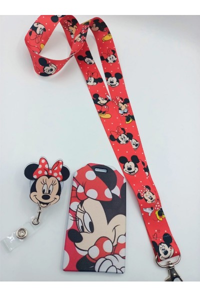 Virajx Mickey Mouse Boyun Askısı Seti