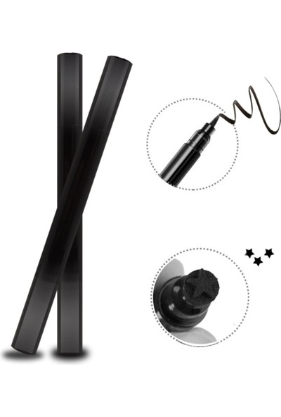 Tikatti Çift Uçlu Yıldız Desenli Eyeliner Tikatti Çift Uçlu Yıldız Desenli Eyeliner