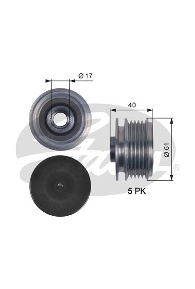 Gates OAP7117 Alternator Gergi Rulmani Accent Era Blue Elantra Getz I30 1.5 1.6 Crdi 2006- I20 1.4 Crdi 2008- Kia Ceed Cerato Rio 1.5 1.6 Crdi 2006 (WE584157) Gates OAP7117 Alternator Gergi Rulmani Accent Era Blue Elantra Getz I30 1.5 1.6 Crdi 2006- I20 1.4 Crdi 2008- Kia Ceed Cerato Rio 1.5 1.6 Crdi 2006 (WE584157)