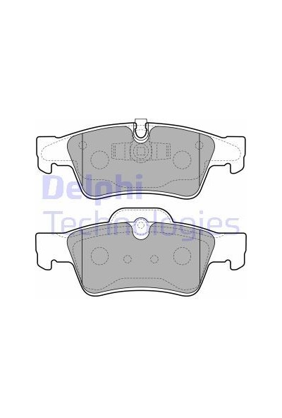 Delphi LP2124 Fren Balatasi Arka W463 04- W164 05-11 W251 05-12 A1644201920 (WH482263) Delphi LP2124 Fren Balatasi Arka W463 04- W164 05-11 W251 05-12 A1644201920 (WH482263)