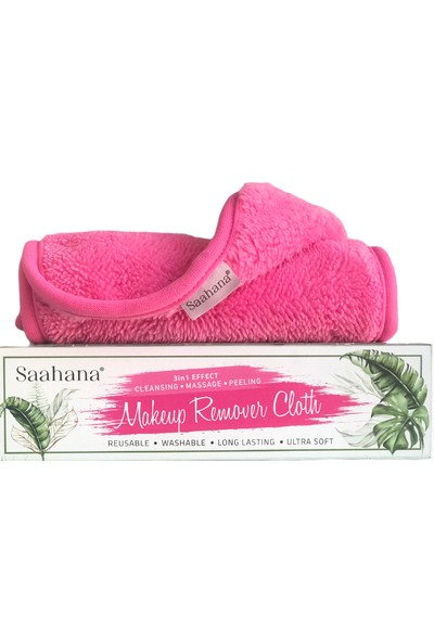 Saahana Tekrar Kullanılabilir Makyaj Temizleme Havlusu Saahana Tekrar Kullanılabilir Makyaj Temizleme Havlusu