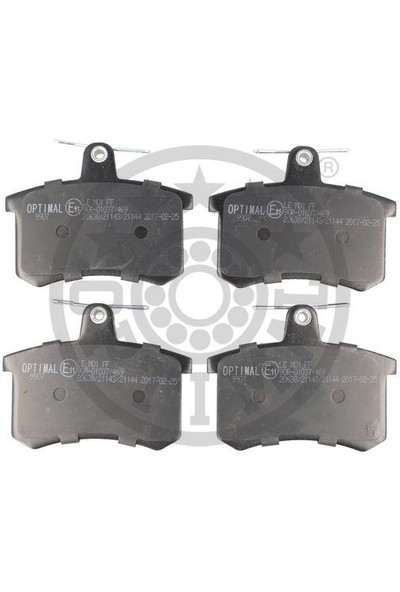 Optımal 9907 Fren Balatasi Arka (86MM) A4 A6 94 (WC896149) Optımal 9907 Fren Balatasi Arka (86MM) A4 A6 94 (WC896149)