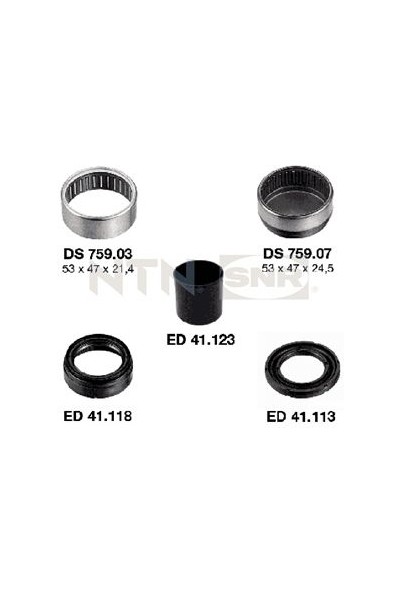 Snr KS559.06 Torsiyon Tamir Takimi (Rulman Kiti) P106 Ax Saxo Tu9 Tu1 Motor (3 Bijon) 513164 KS55906 (WE864797) Snr KS559.06 Torsiyon Tamir Takimi (Rulman Kiti) P106 Ax Saxo Tu9 Tu1 Motor (3 Bijon) 513164 KS55906 (WE864797)