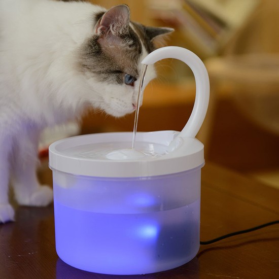 Makerr Pet Otomatik Indüksiyon Su Sebili Fawn Swan Yuvarlak Fiyatı