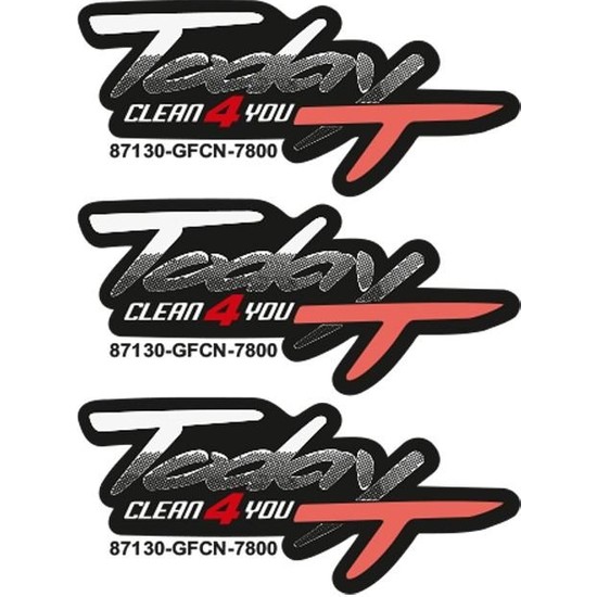 SEVEN KARDEŞLER Honda Today Sticker Setı 3 Adet Fiyatı