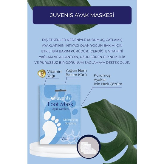 Juvenis Kozmetik El ve Ayak Maskesi Seti Buğday Yağlı E Fiyatı