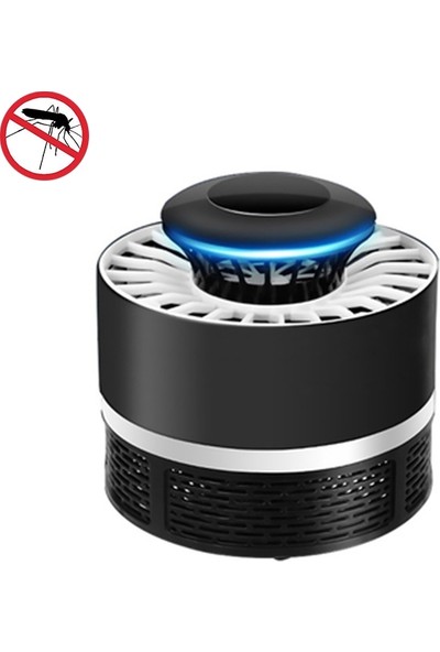 ZHKJ Shop USB Fotokatalist Sivrisinek Katil Lamba Ev Kapalı Eklenti Sivrisinek Kovucu (Siyah) (Yurt Dışından)