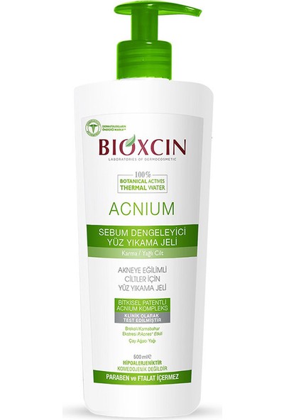 Bioxcin Bioxcin acnium Sebum Dengeleyici Yüz Yıkama Jeli 500ML Bioxcin Bioxcin acnium Sebum Dengeleyici Yüz Yıkama Jeli 500ML