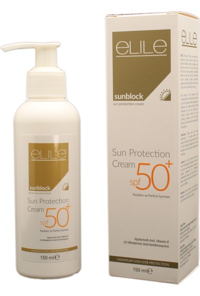 Elile Güneş Koruma Kremi SPF 50+ / Elile Sunblock Sun Protection Cream SPF 50+