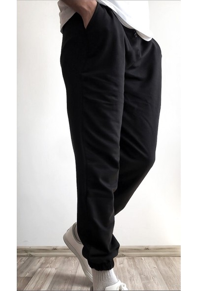 GLR Wear Erkek Oversize Basic Siyah Eşofman Altı GLR Wear Erkek Oversize Basic Siyah Eşofman Altı