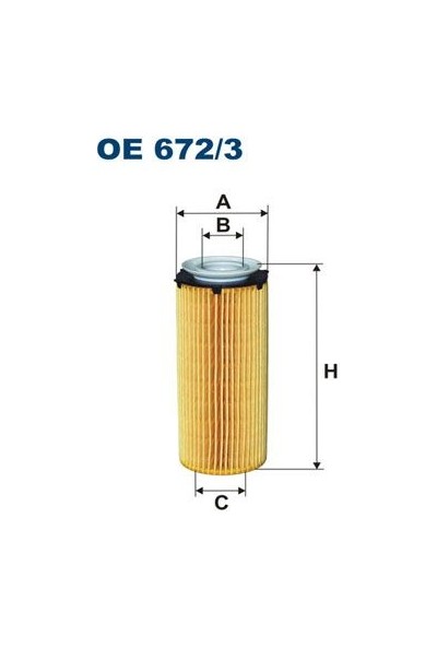 Filtron OE672/3 Yag Filtresi Bmw E90 E92 E93 F10 F01 E70 E71 11427808443 OE6723 (WA589165)