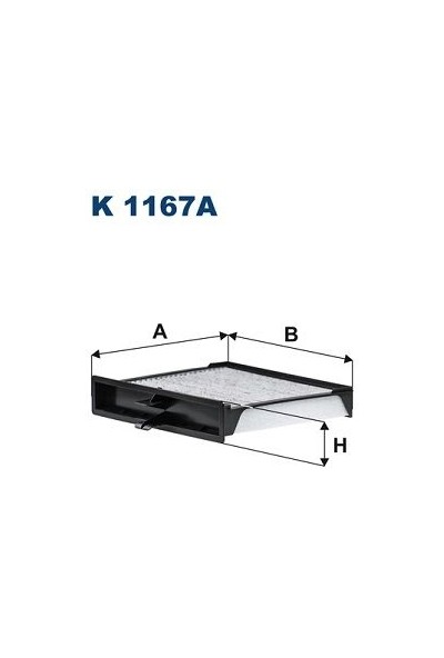 Filtron K1167A Aktif Karbonlu Polen Filtresi Scenic Iıı 272772435R (WN295133)