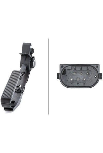 Hella 6PV010946-481 Gaz Pedali W203 02-07 CL203 02-08 W211 02-08 S211 03-09 A2113000804 6PV010946481 (WP676843)