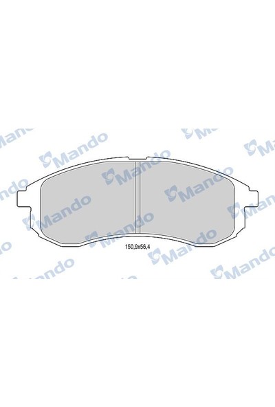 Mando MBF015173 On Fren Balatasi L200 2.5 Td 4×4 01-06 MN102622 (WH668125)