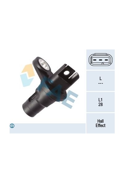 Fae 79445 Eksantrik Sensoru Bmw E81 82 88 87 F20 E90 E92 E93 F30 F80 F45 F46 F22 F87 F32 F36 E60 F10 F07 X1 X5 X6 I8 Mini F54-55-57 13627525014 (WM742523)