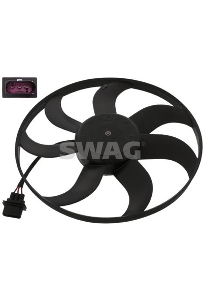 Swag 30946565 Fan Motoru (390MM) Fabia Ibiza Polo Roomster Toledo Cggb 6Q0959455AD (WE449829)