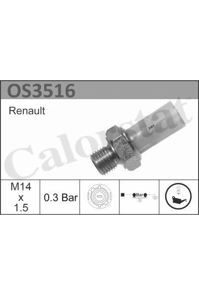 Calorstat by Vernet OS3516 Yag Musuru R19 R21 Clio I Iı Kangoo Laguna I Master I Iı Megane Thalia Trafic S40 V40 (WA113624)